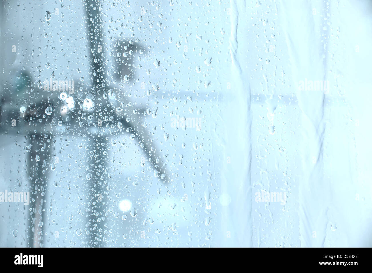 Rain shower water flow down hi-res stock photography and images - Alamy