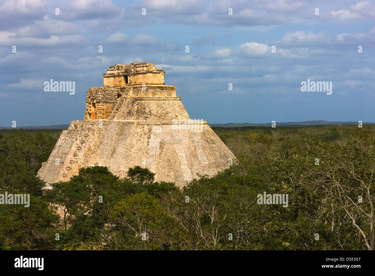 The Magician Pyramid, Uxmal, Yucatan, Mexico Stock Photo - Alamy
