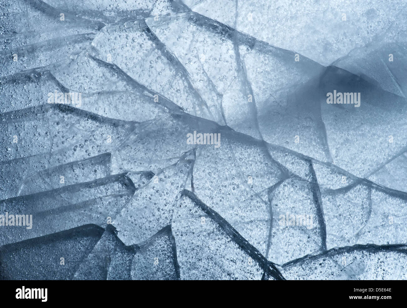 Frozen water, lake - ice surface Stock Photo - Alamy