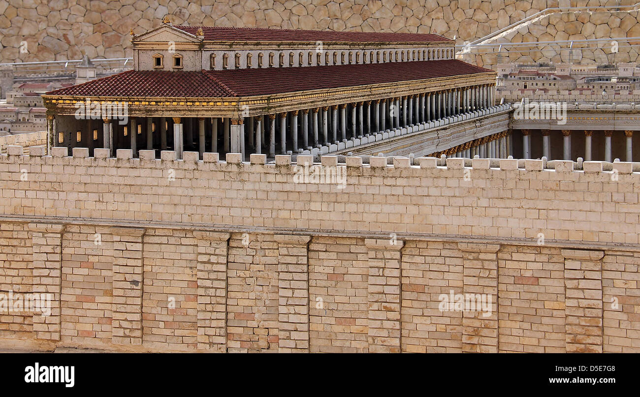 Second temple jerusalem hi-res stock photography and images - Alamy