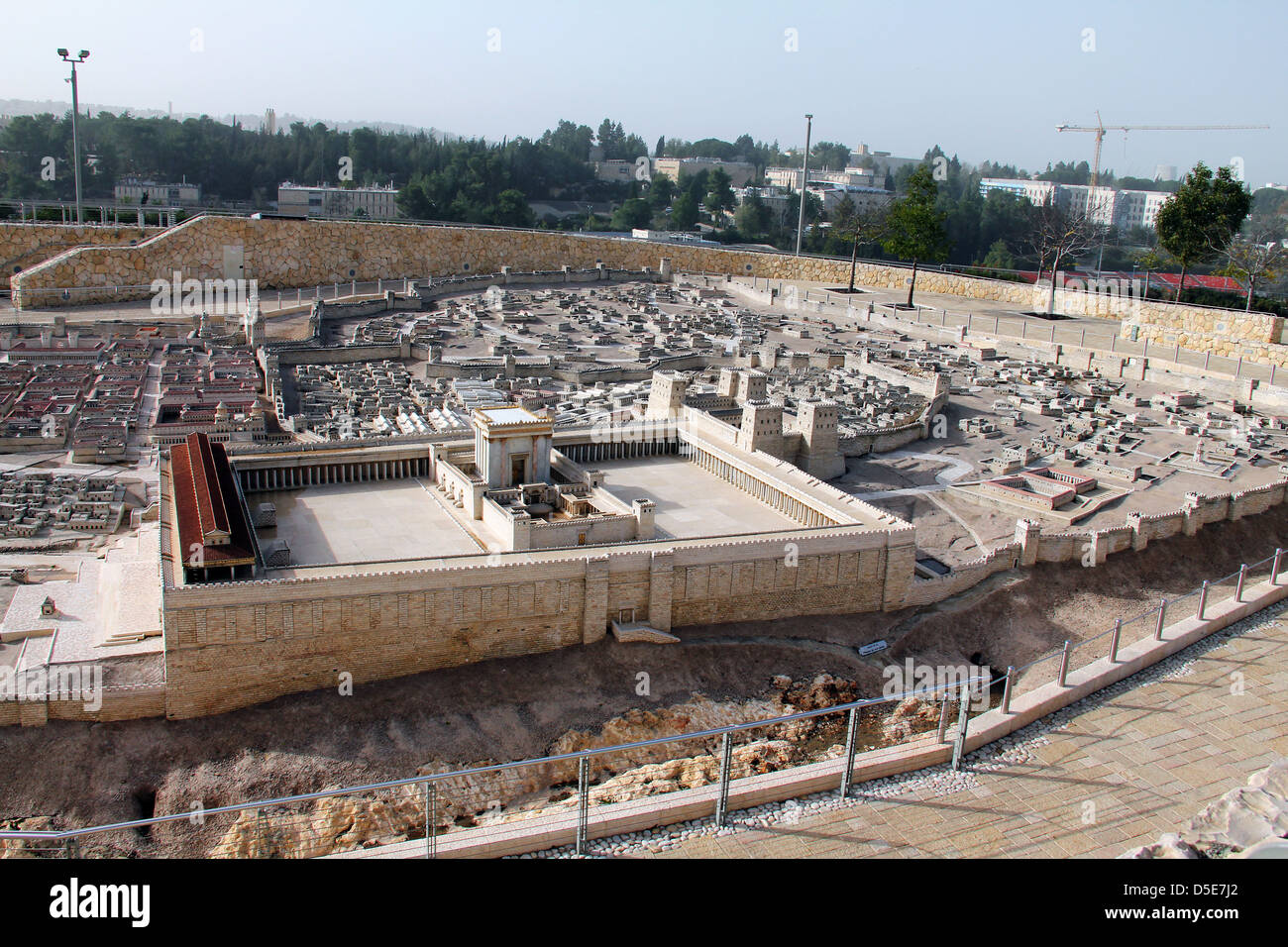 Model of the ancient Jerusalem. Israel Museum Stock Photo - Alamy
