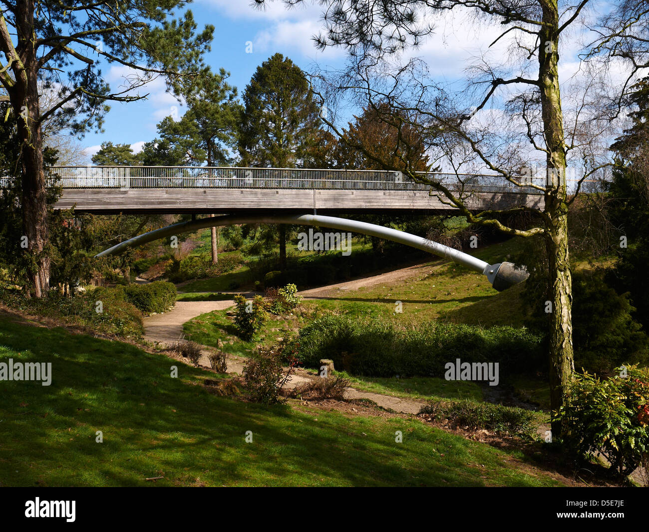 Queens park pedestrian bridge hi-res stock photography and images - Alamy