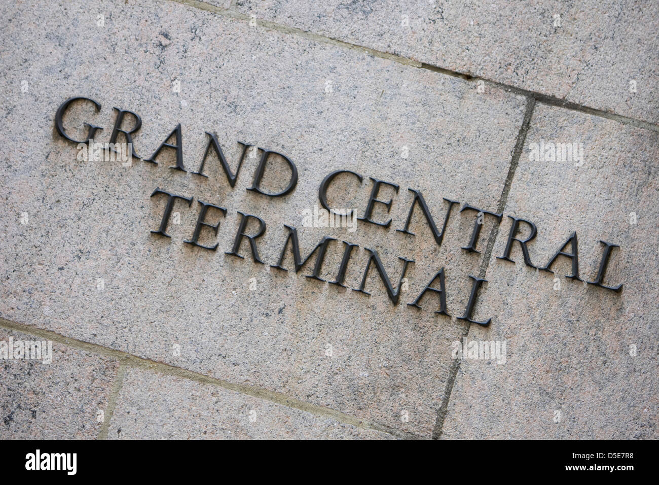 The Grand Central Terminal Train Station sign Stock Photo - Alamy