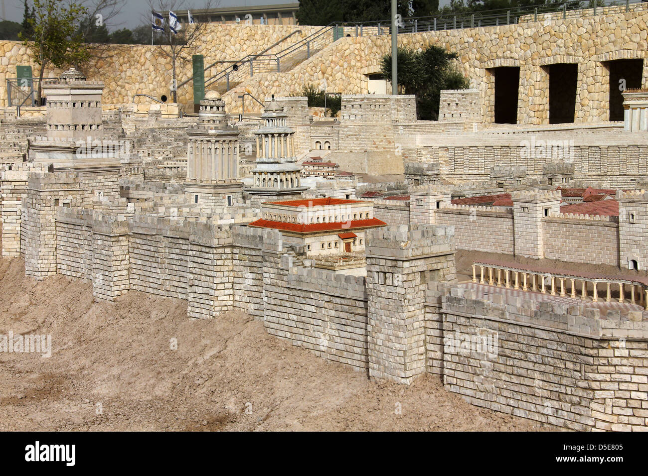 The palace of Herod in ancient Jerusalem Stock Photo - Alamy