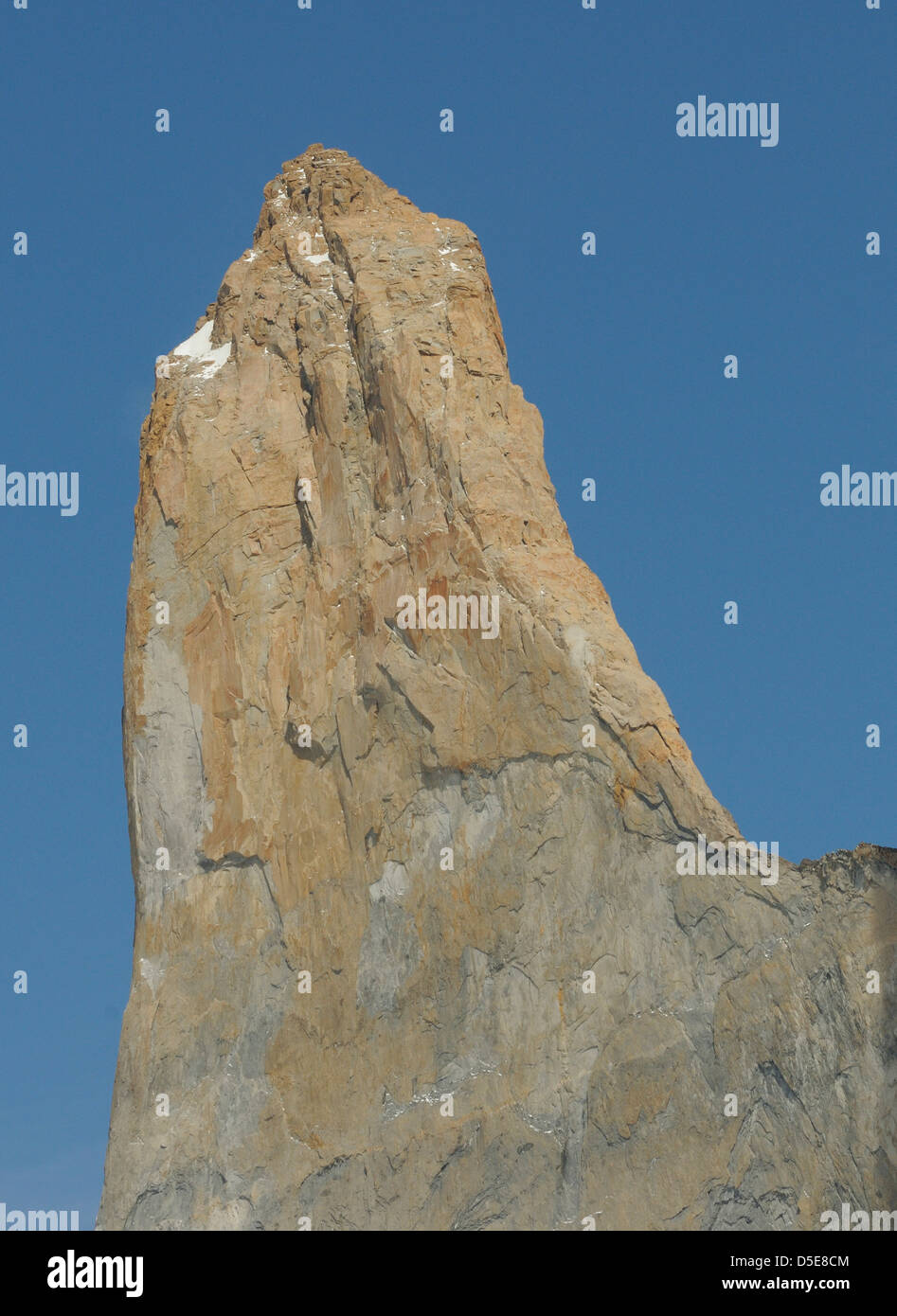 The summit of the granite spires of Torres Sur the southern tower of ...