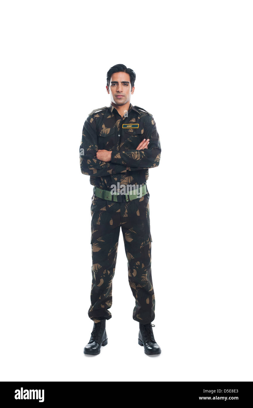 Indian army soldier Cut Out Stock Images & Pictures - Alamy