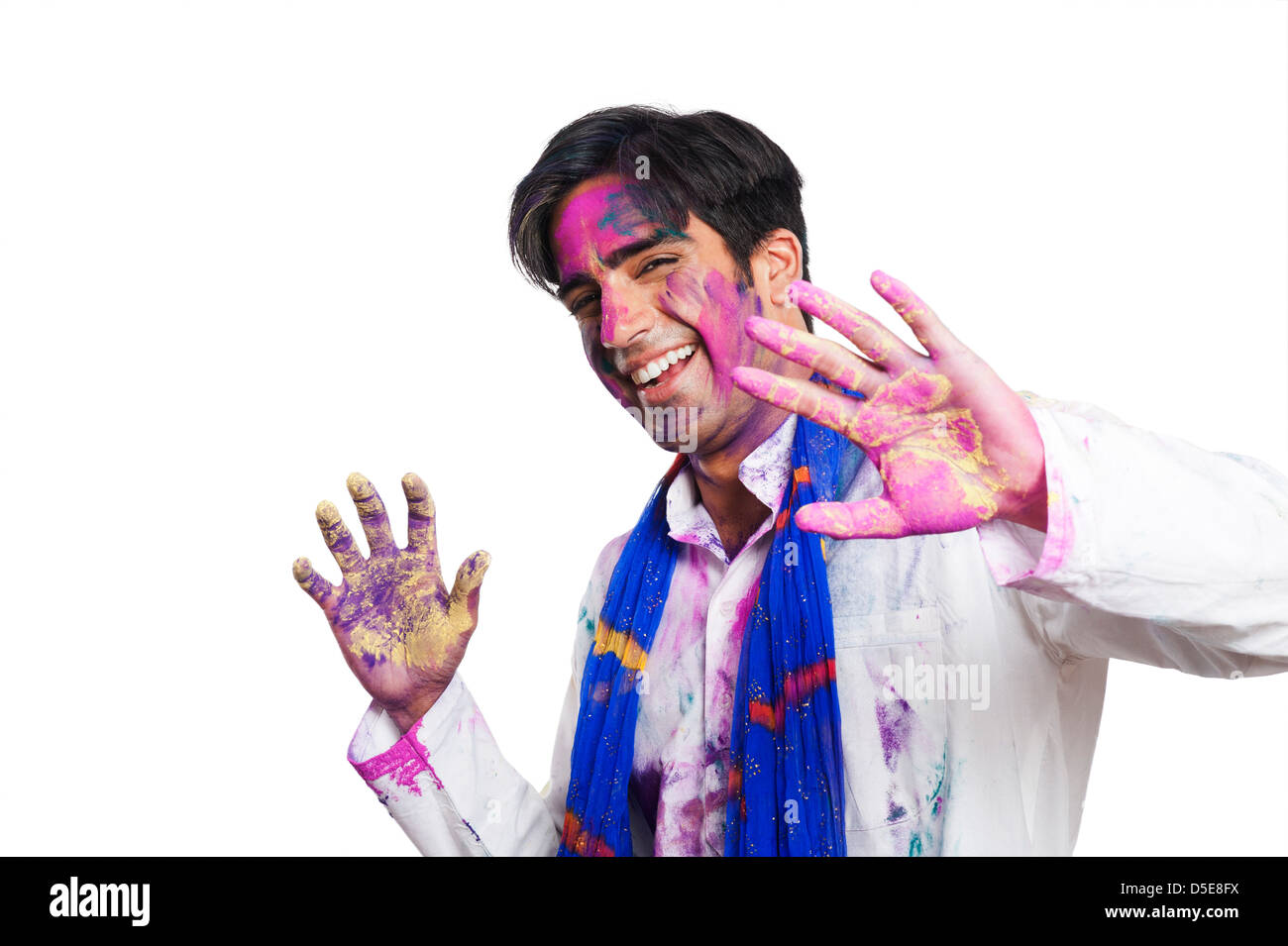Smiling man celebrating religious hi-res stock photography and images ...