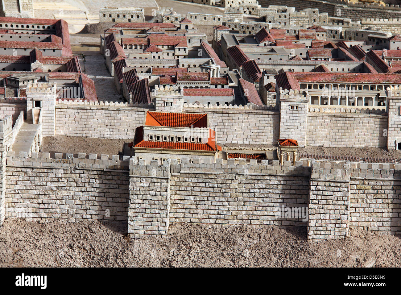 The palace of Herod . Ancient Jerusalem Stock Photo - Alamy