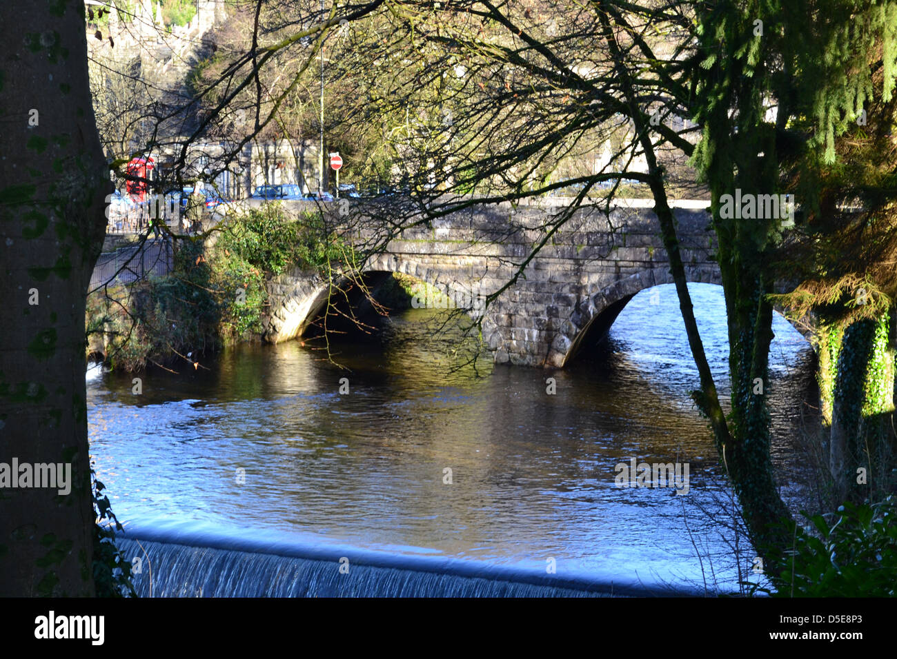 Bridge over the River Tavy, Tavistock, Devon Stock Photo - Alamy