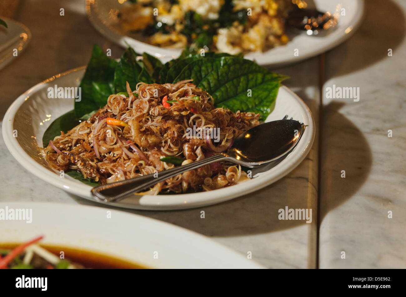 yam takrai lemongrass salad, Bangkok, Thailand Stock Photo - Alamy