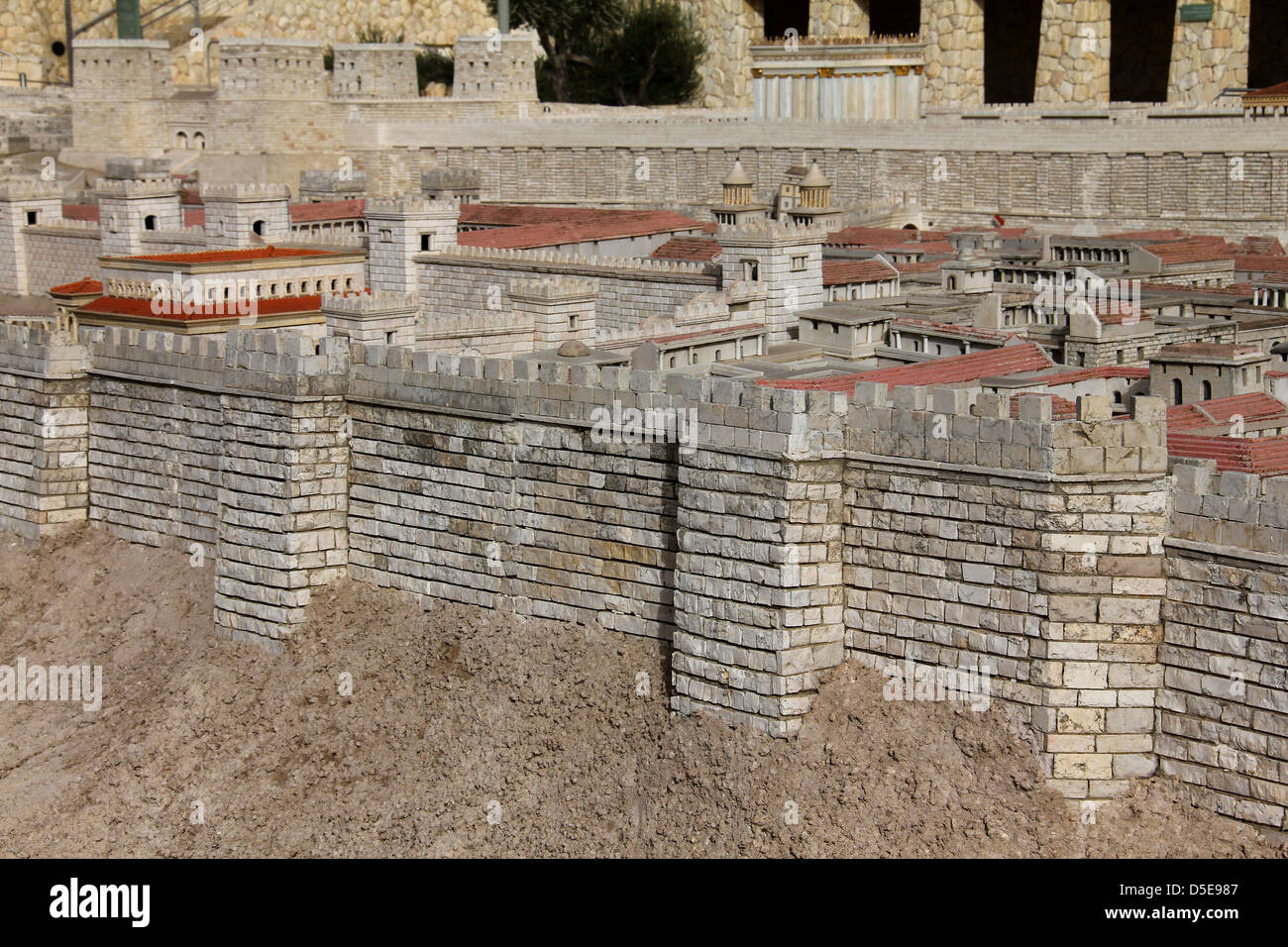 The palace of Herod . Ancient Jerusalem Stock Photo - Alamy