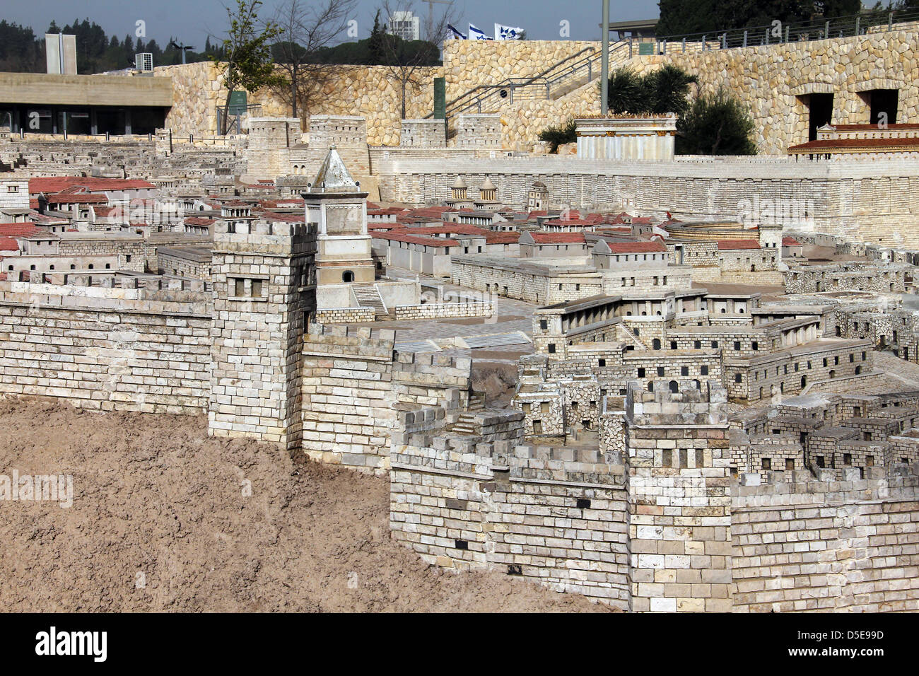 Model of the ancient Jerusalem. Israel Museum Stock Photo - Alamy