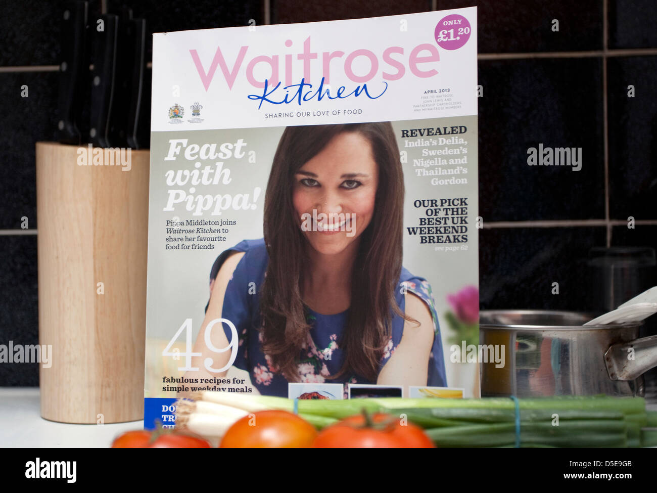 Waitrose Kitchen magazine with column by Pippa Middleton goes on sale ...