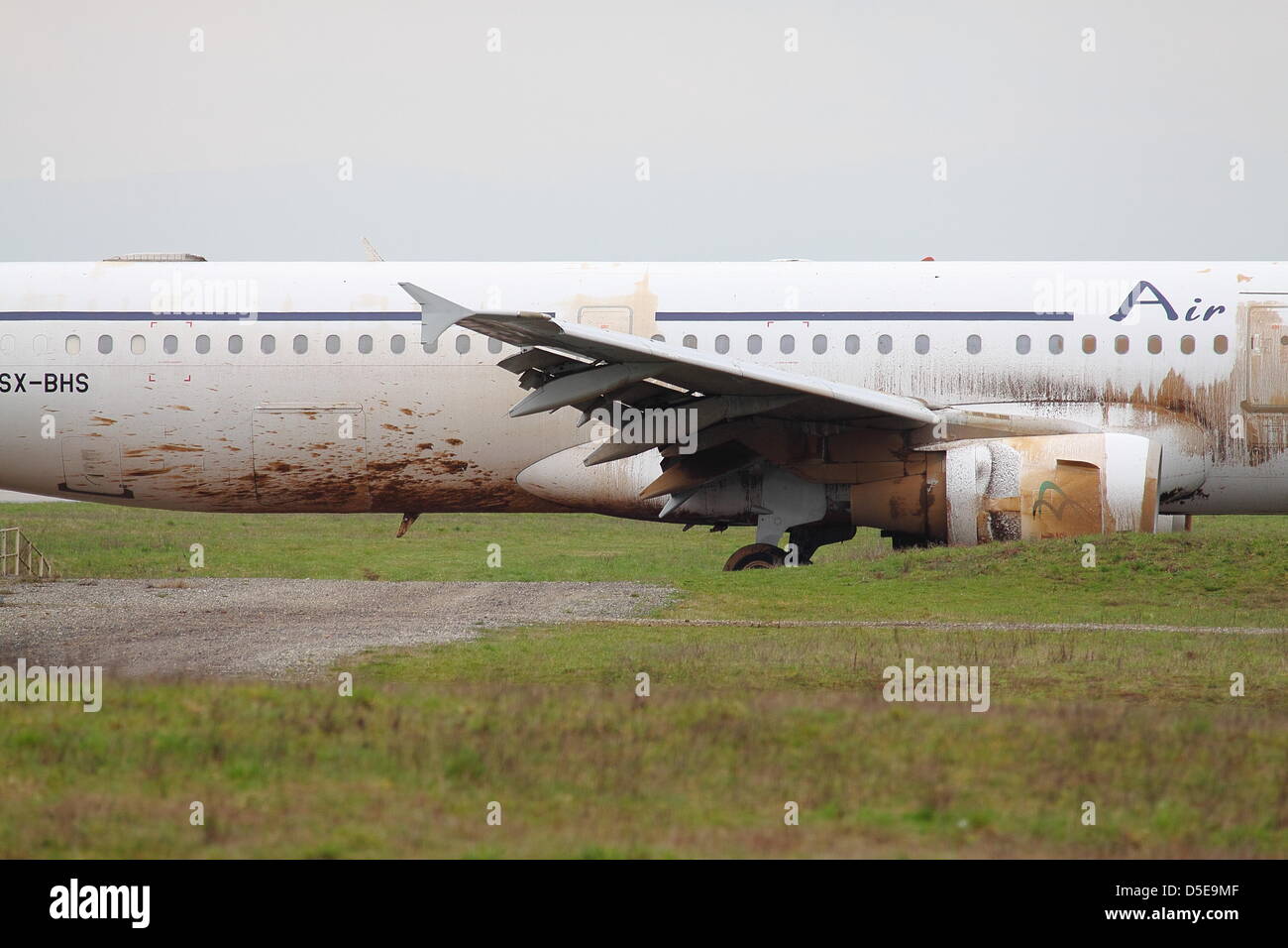 Air Mediterranee Airbus A 321 made runway excursion at Lyon Saint ...