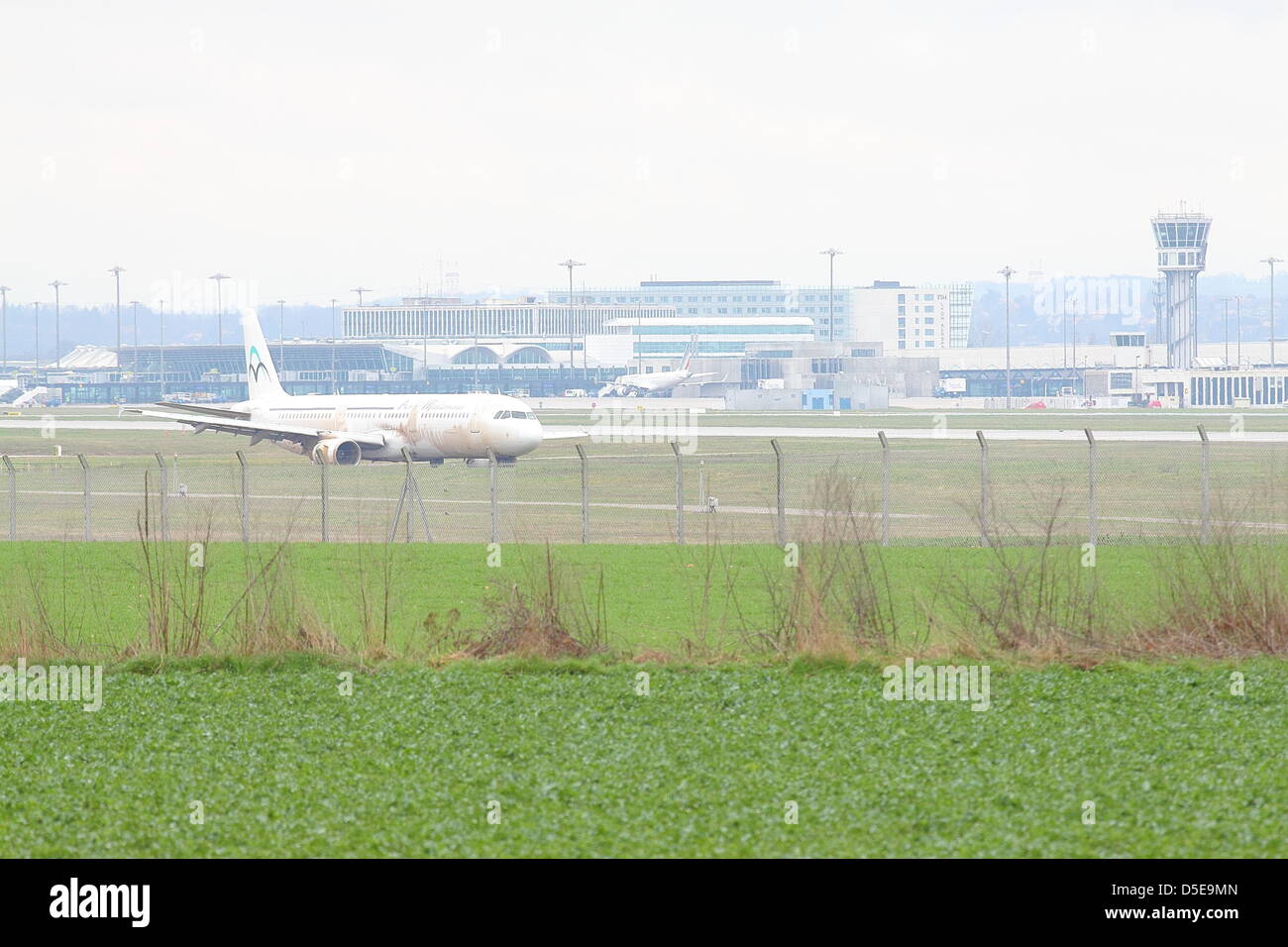Air Mediterranee Airbus A 321 made runway excursion at Lyon Saint ...