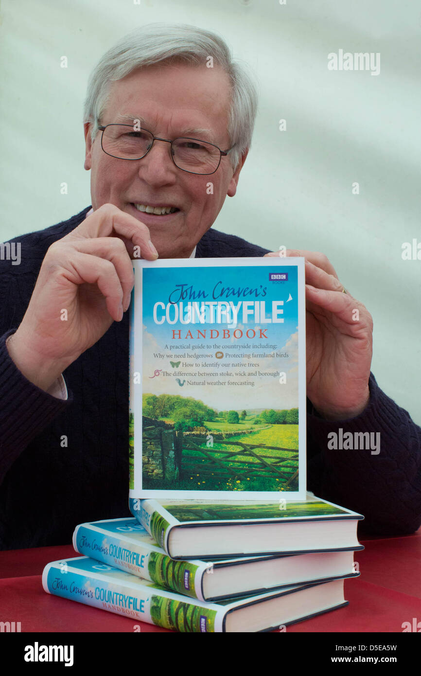 Stamford, Lincolnshire, UK. March 30th 2013. TV presenter John Craven ...
