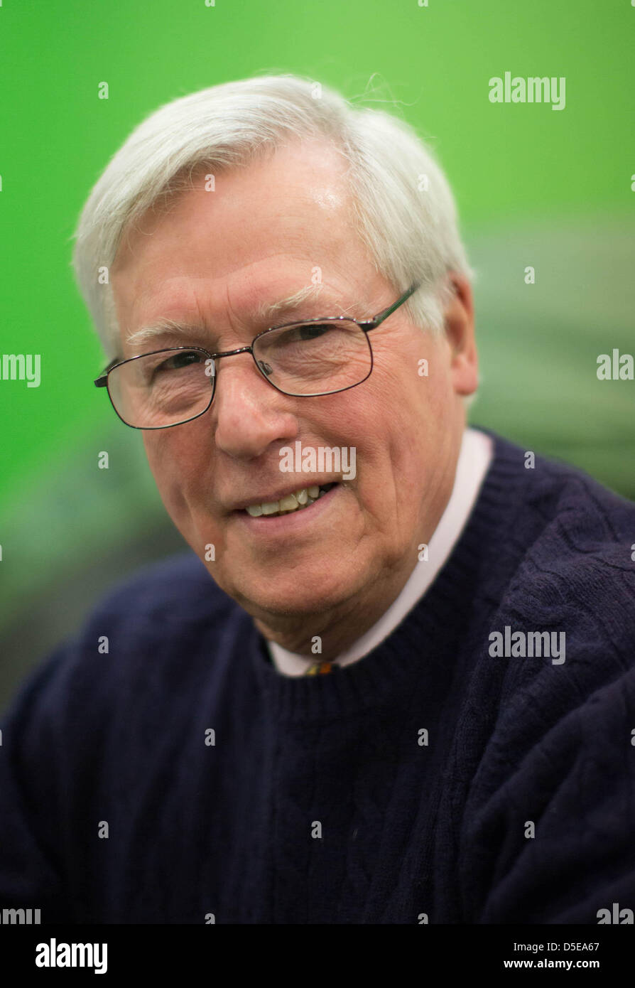 Stamford, Lincolnshire, UK. March 30th 2013. TV presenter John Craven ...