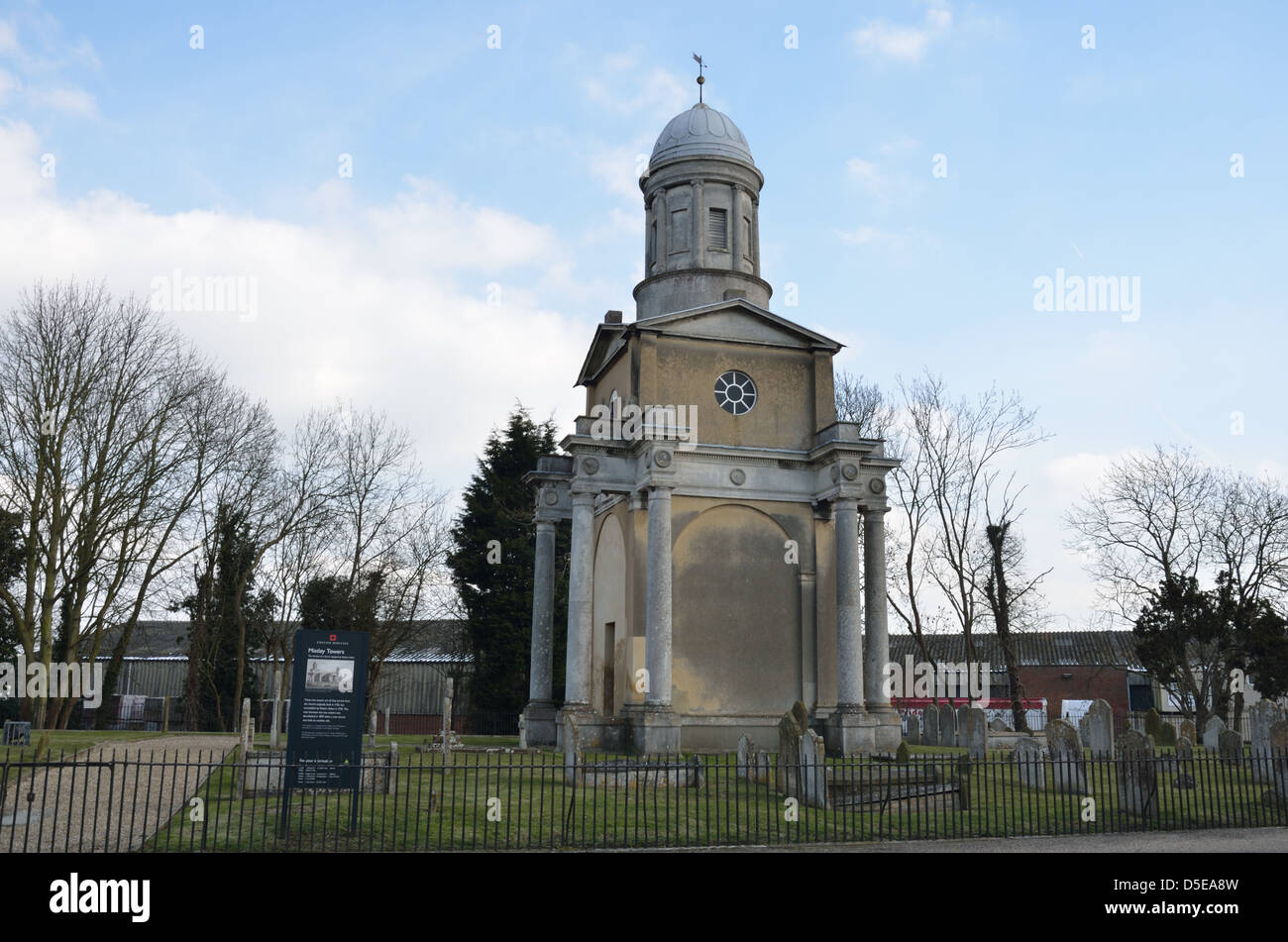 Mistley Church Tower maintained by English Heritage Stock Photo - Alamy