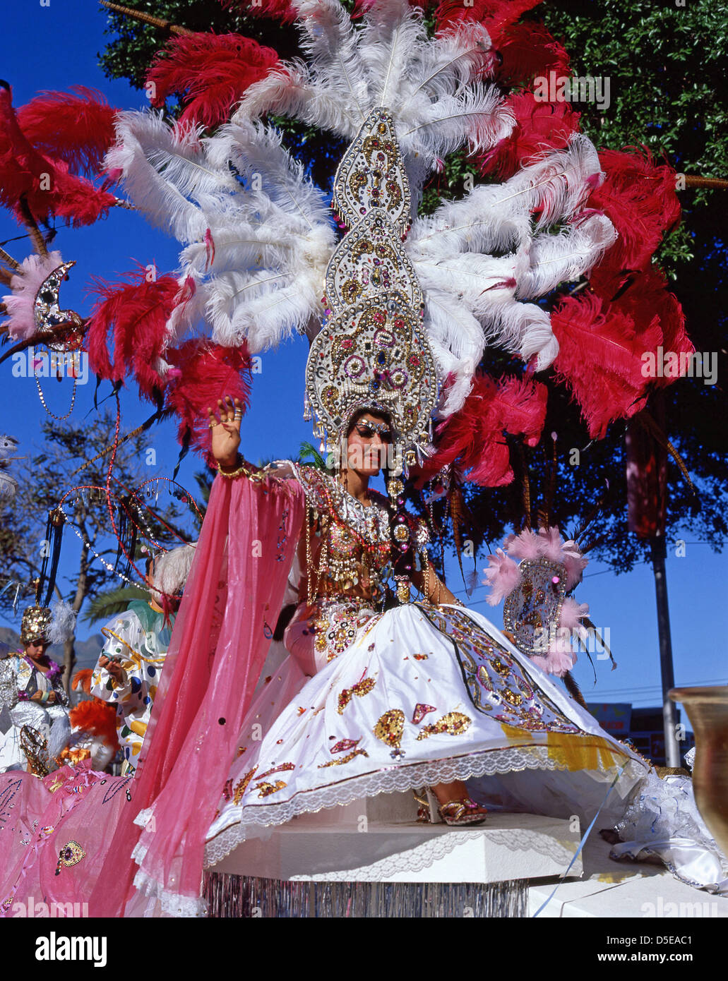 Carnival float at The Carnival of Santa Cruz de Tenerife, Santa Cruz de ...