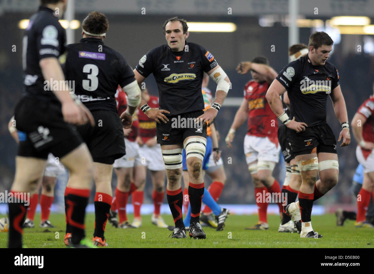 RaboDirect Pro 12 - Newport Gwent Dragons v Scarlets at the Millennium ...