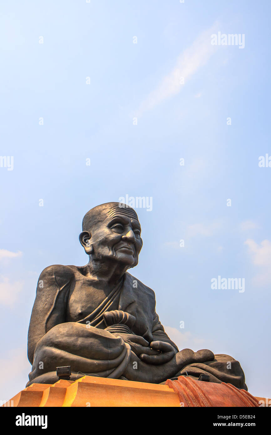 Luang Pu Thuad Buddha statue Stock Photo - Alamy