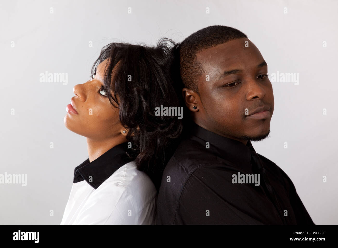 Angry Couple Back To Back