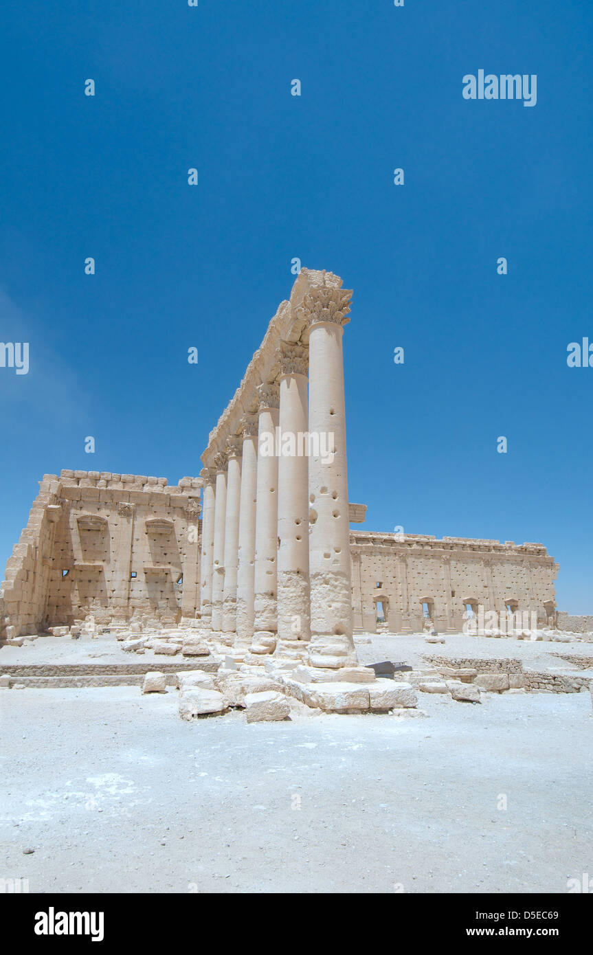 Temple of Bel (Temple of Baal) in the ancient city of Palmyra, Syria ...