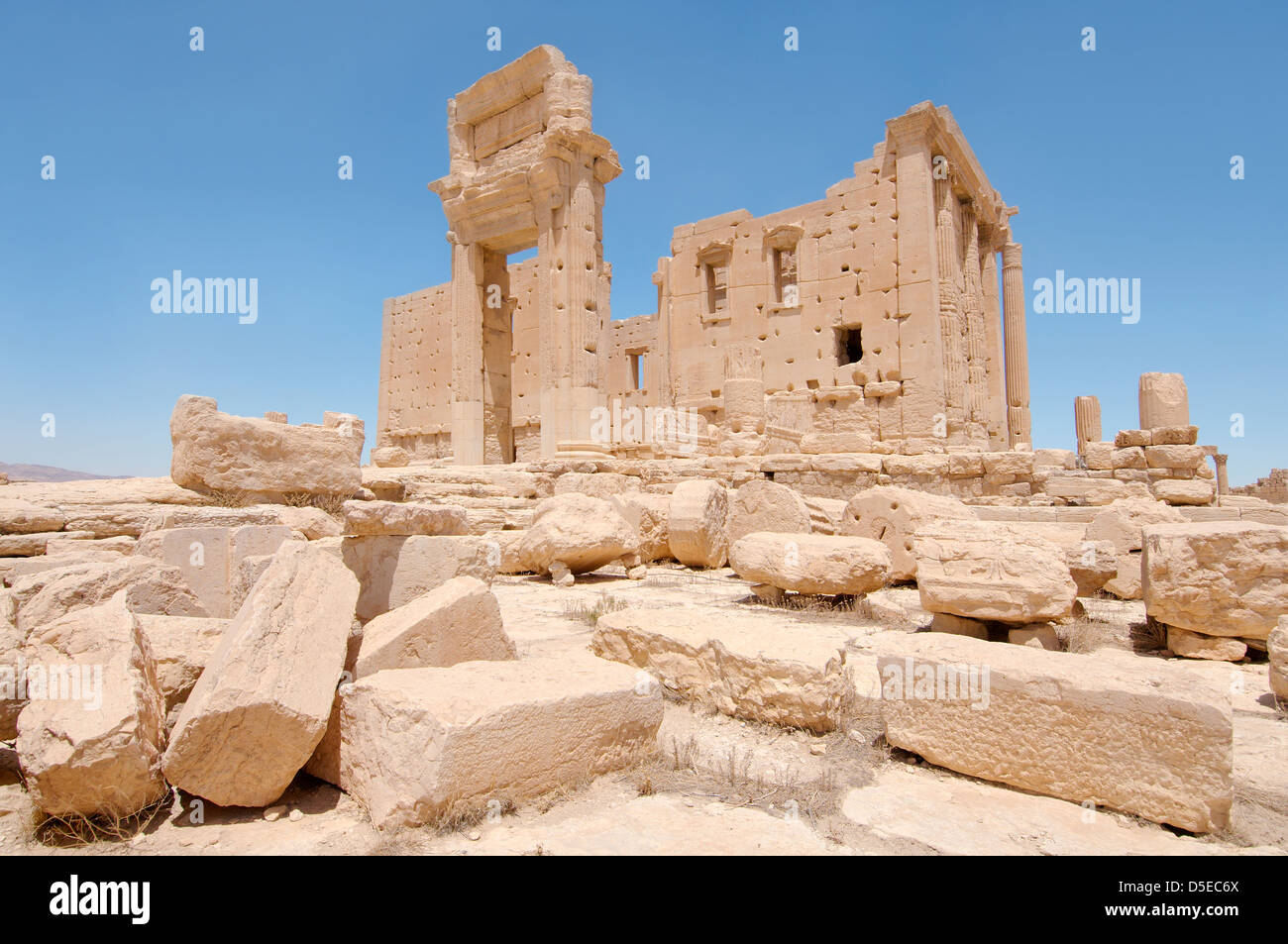 Temple of Bel (Temple of Baal) in the ancient city of Palmyra, Syria ...