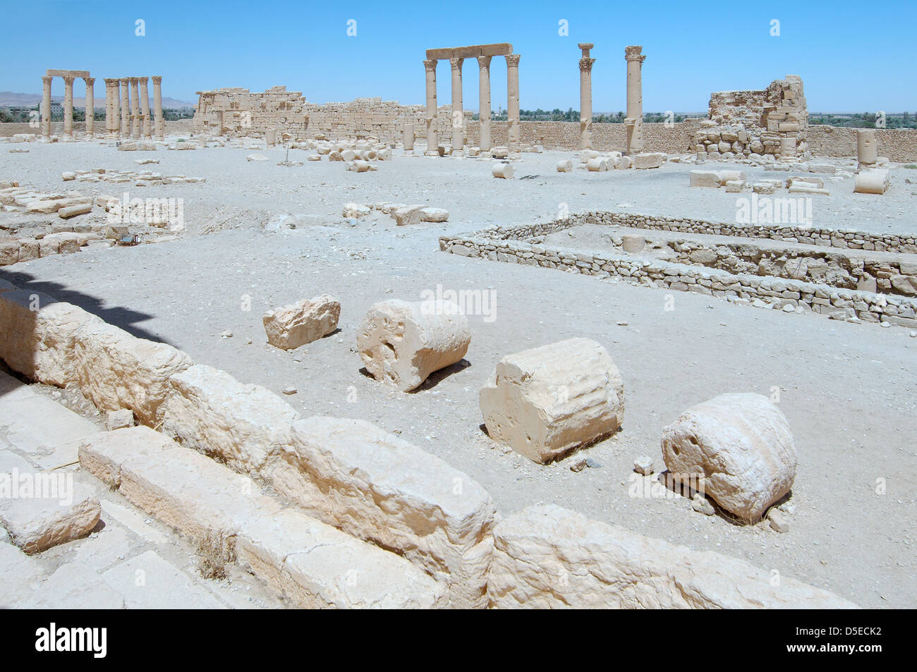 Temple of Bel (Temple of Baal) in the ancient city of Palmyra, Syria ...