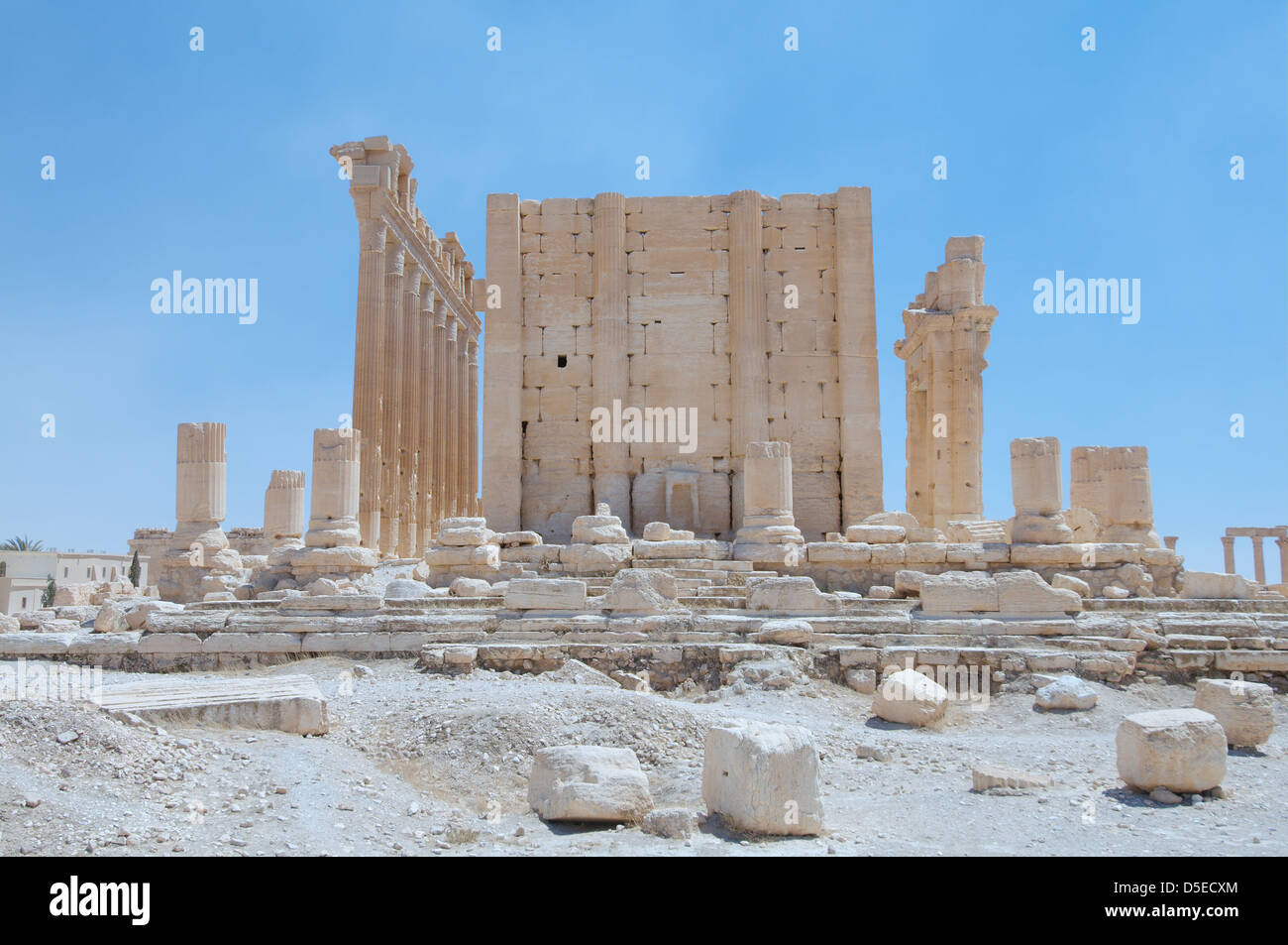 Temple of Bel (Temple of Baal) in the ancient city of Palmyra, Syria ...