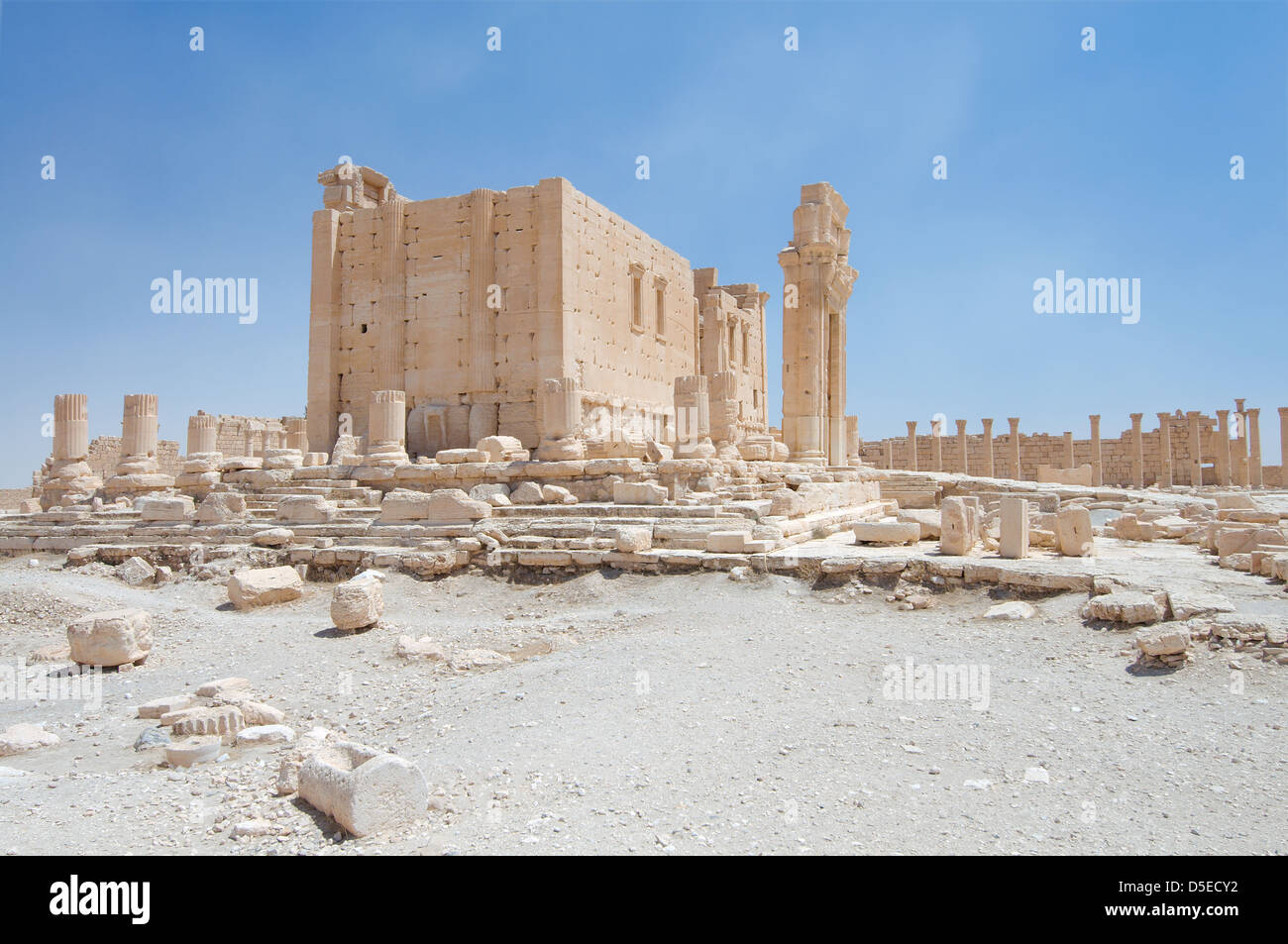Temple of Bel (Temple of Baal) in the ancient city of Palmyra, Syria ...