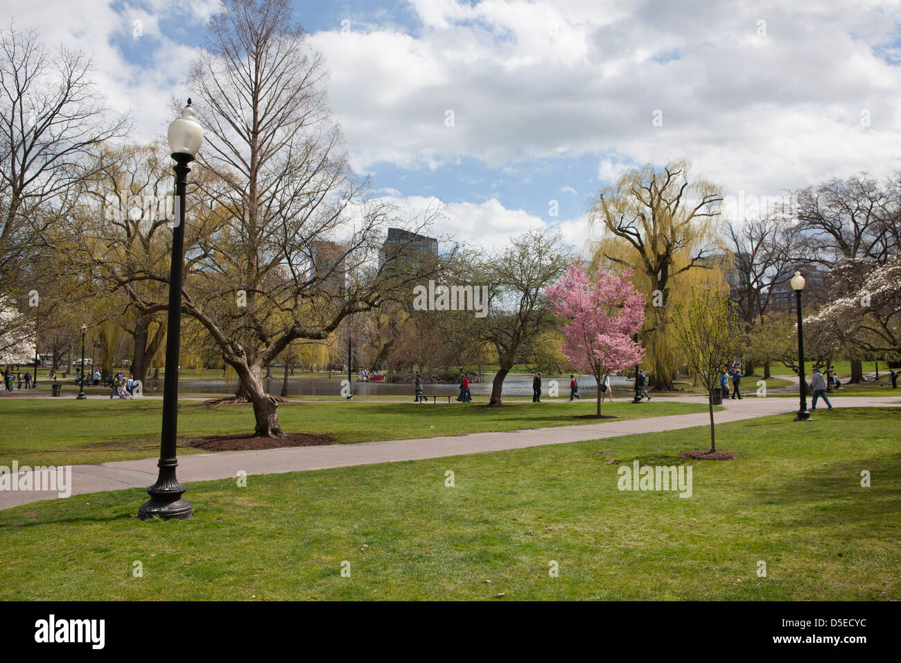 Boston Common - Boylston, Boston, Massachusetts, USA Stock Photo - Alamy