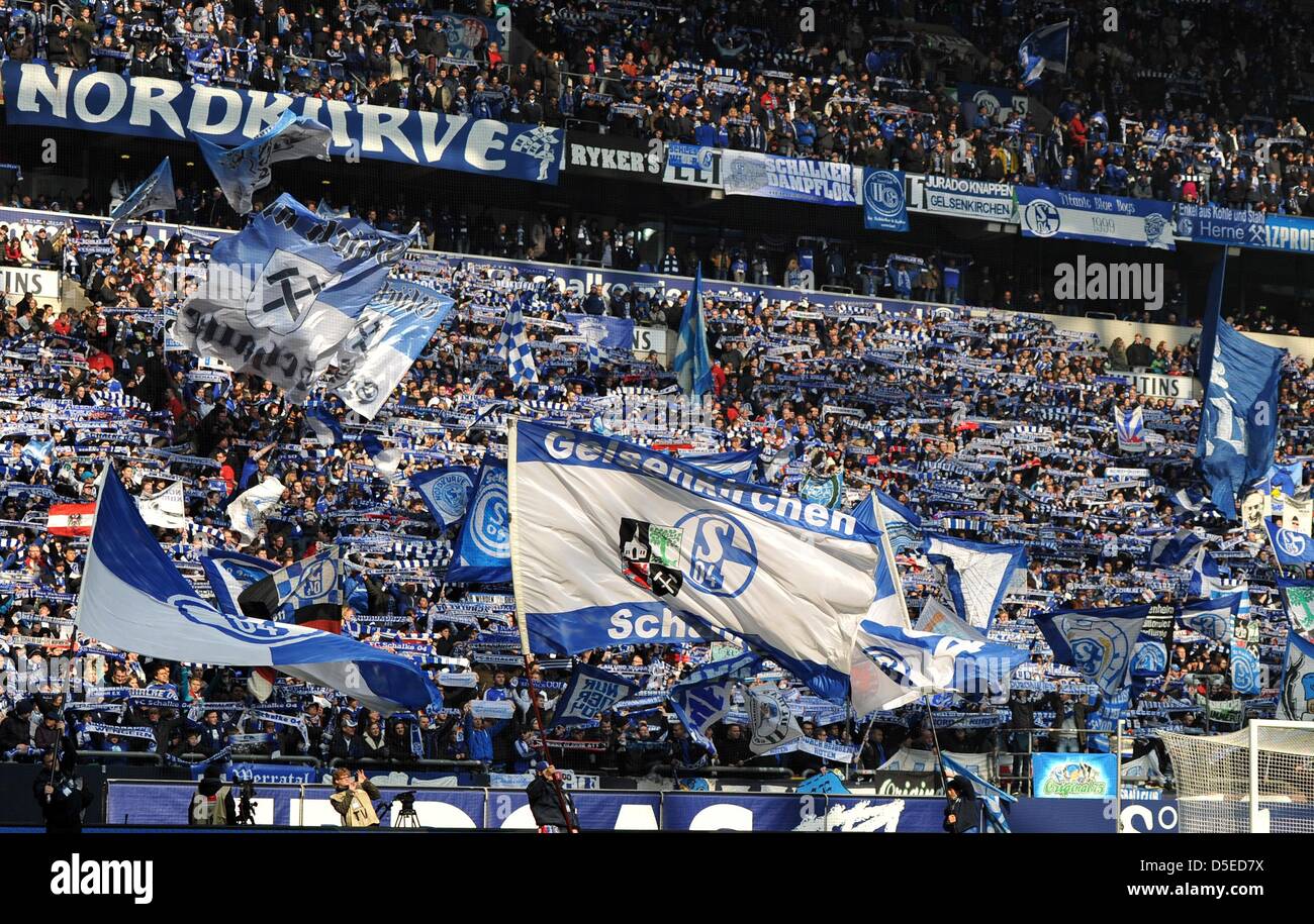 Schalke Fans In Hoffenheim