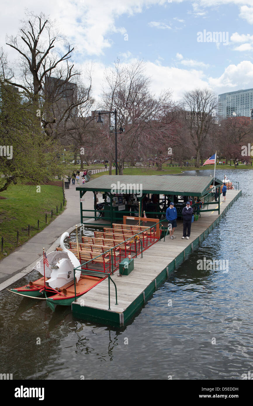 A swan boat ride in Boston Common - Boylston, Boston, Massachusetts ...