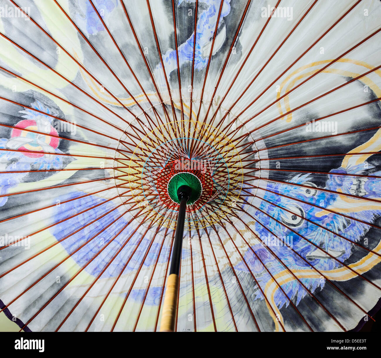 Wagasa, the traditional Japanese umbrella, handicrafted by Mr. Hiroshi ...