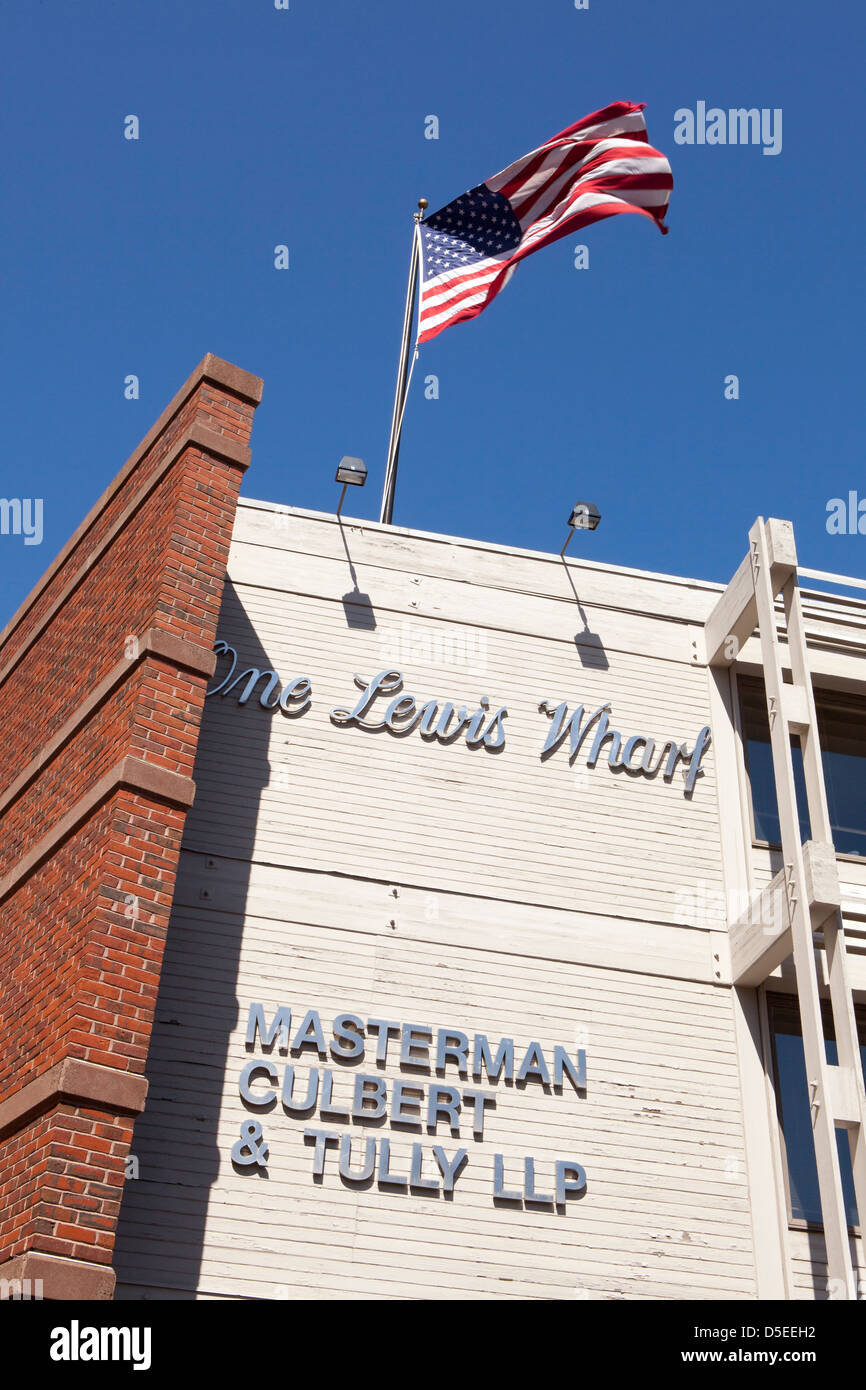 Boston wharf sign hi-res stock photography and images - Alamy