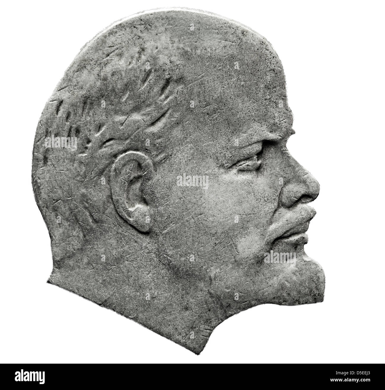 Portrait of Lenin from 1 Rouble coin, Centennial of Lenin's Birth ...