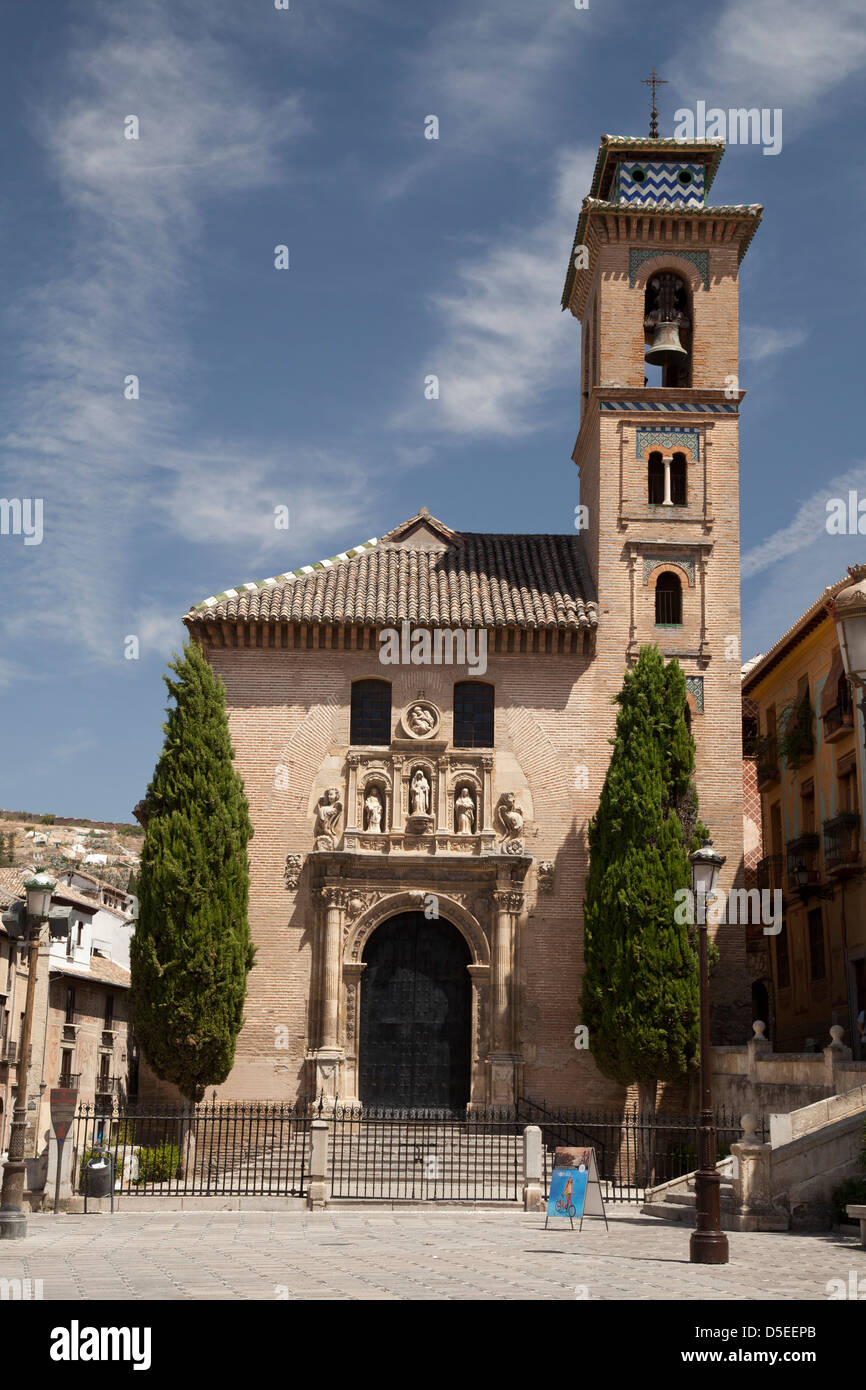 Church Iglesia de Santa Ana, Granada, Andalucia, Spain, Europe Stock ...
