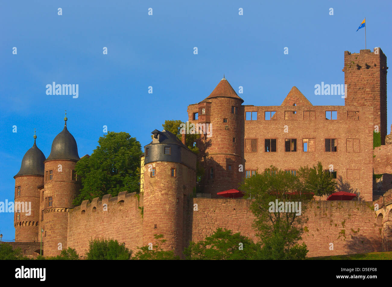 Wertheim baden wuerttemberg wertheim castle hi-res stock photography ...