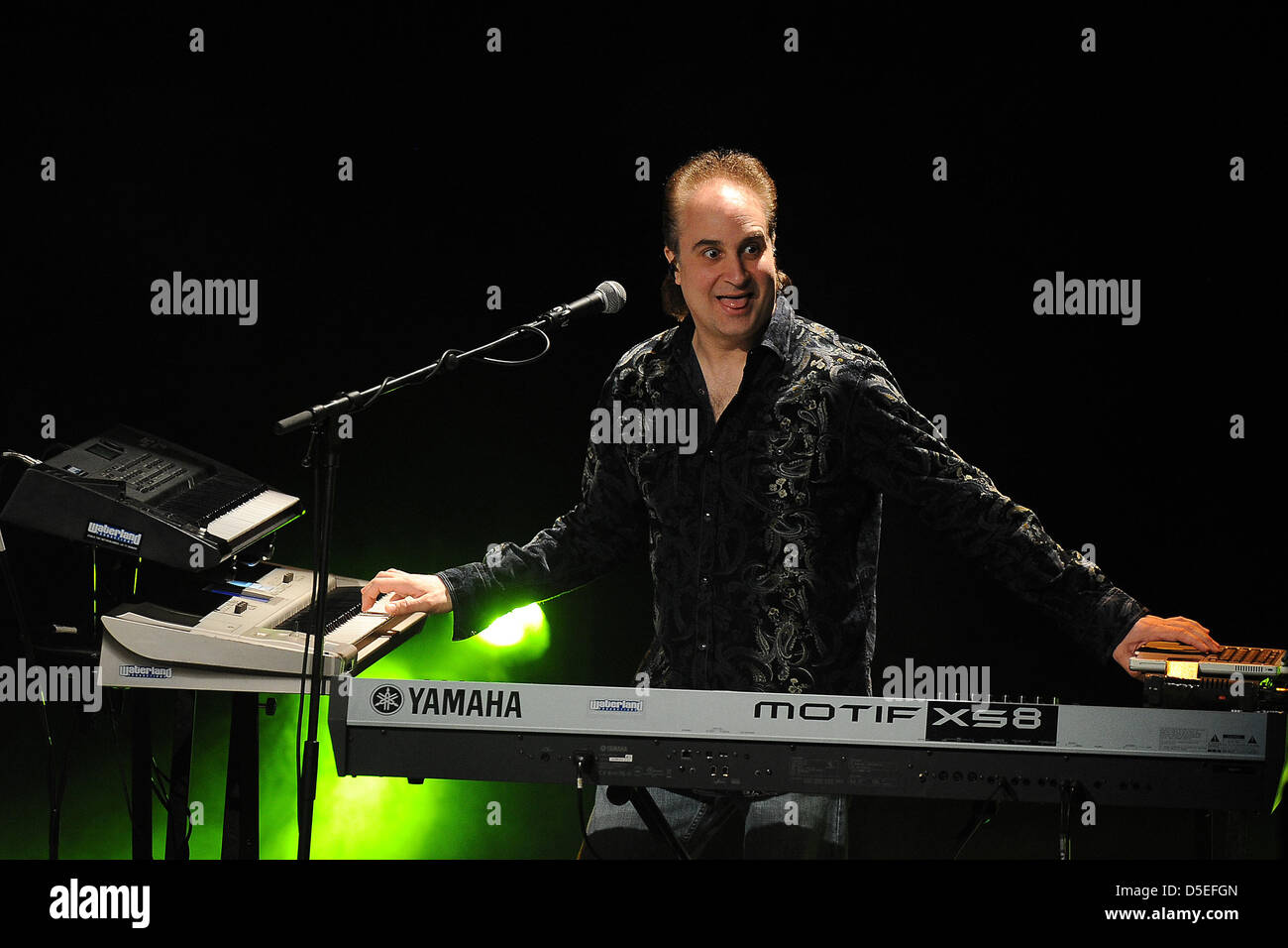 Manny Focarazzo, musician of the Alan Parsons Live Projects performs ...