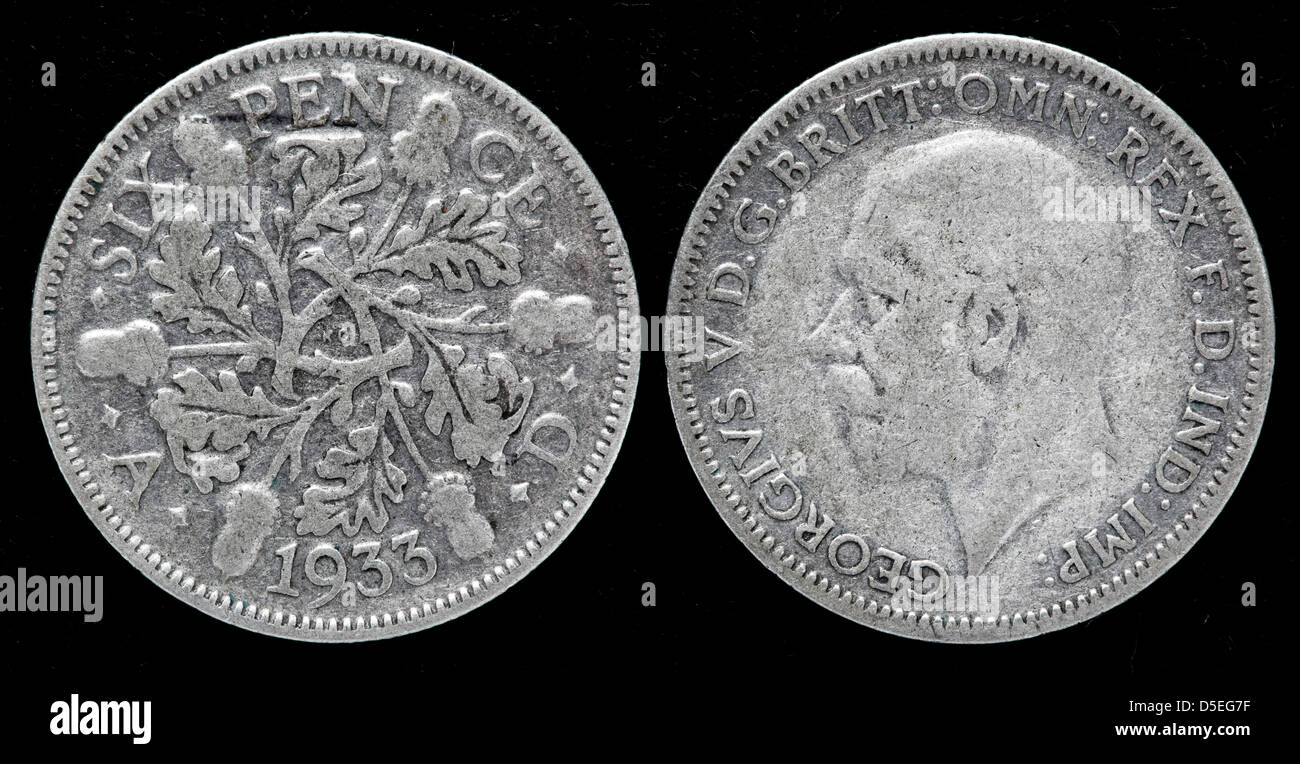 King george v coins hi-res stock photography and images - Alamy