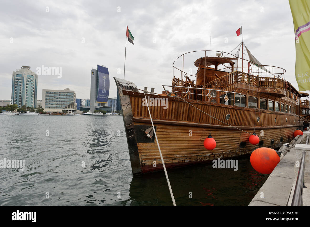 Seafront at Al Hamriya Port, Dubai. United Arab Emirates Stock Photo ...