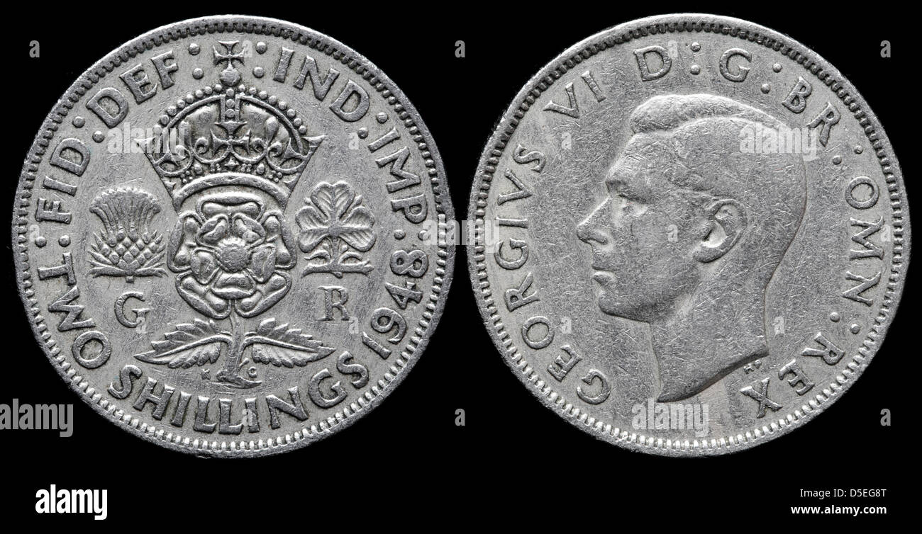 Crowned george vi coins hi-res stock photography and images - Alamy