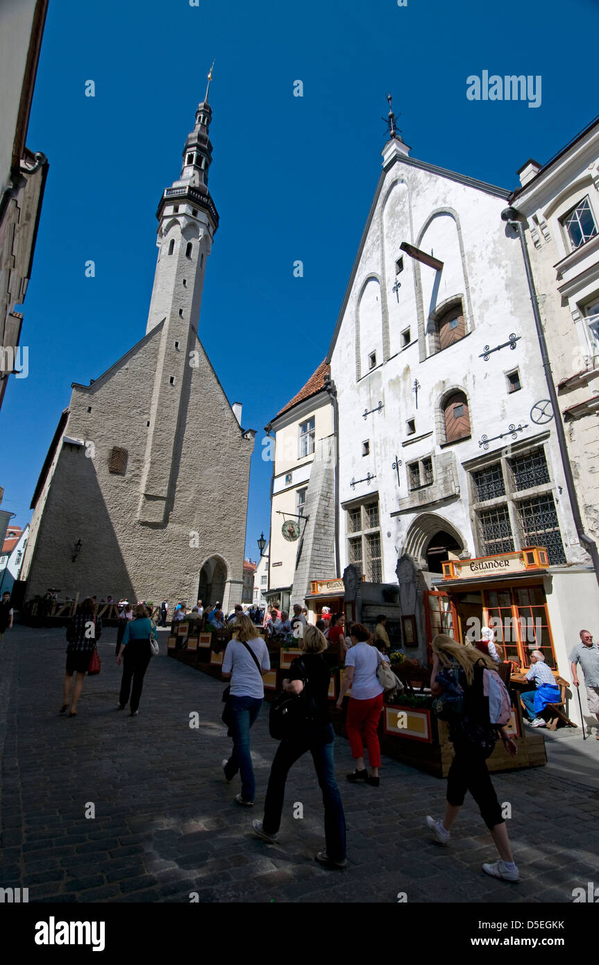 Vanaturu Kael and the 13th century built Holy Spirit Church in Tallinn ...