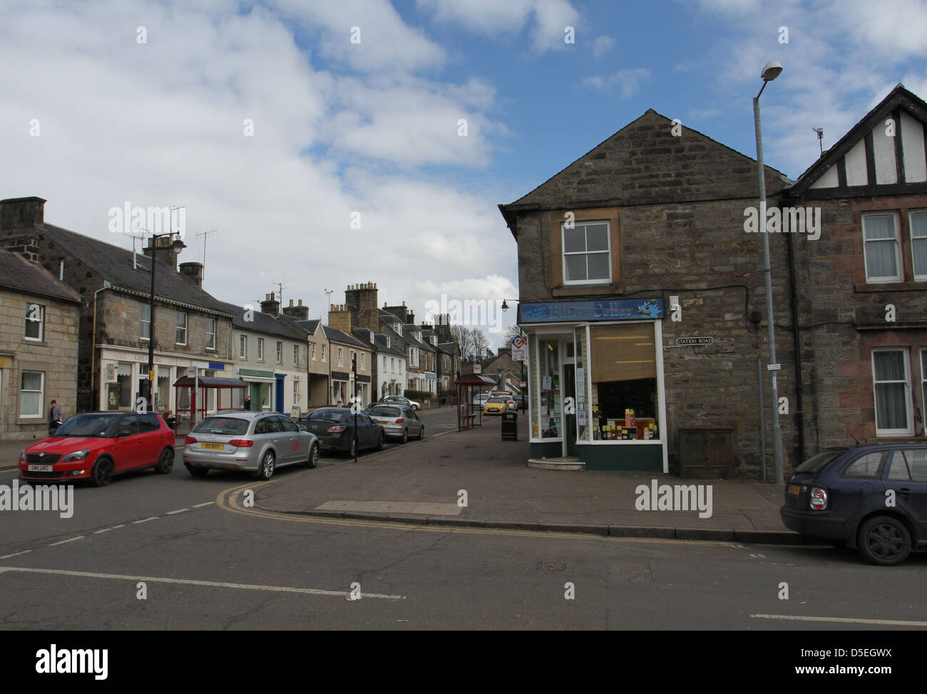 Dollar street scene Scotland March 2013 Stock Photo - Alamy