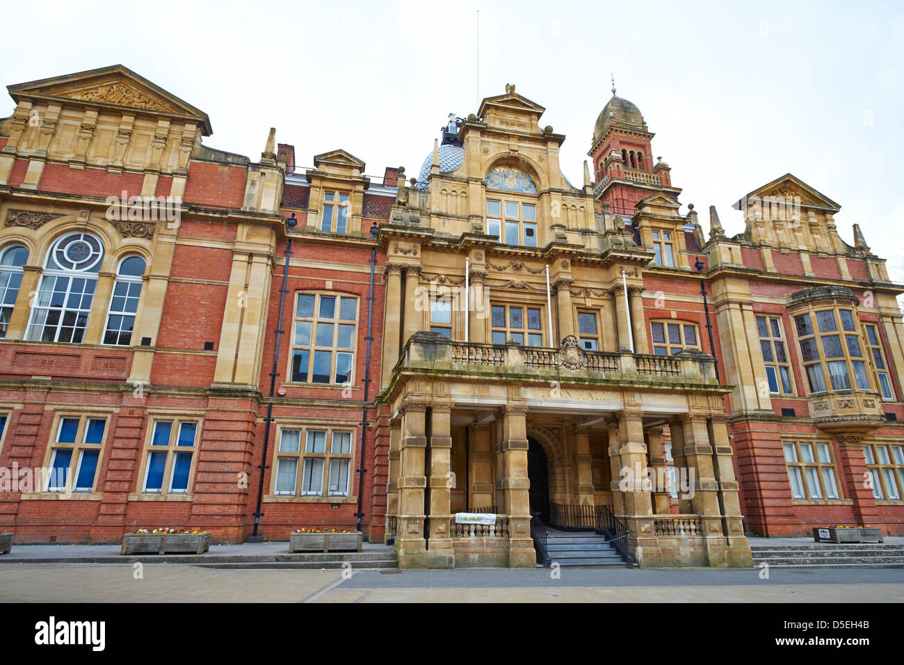 Facade of the Town Hall The Parade Leamington Spa Warwickshire UK Stock ...