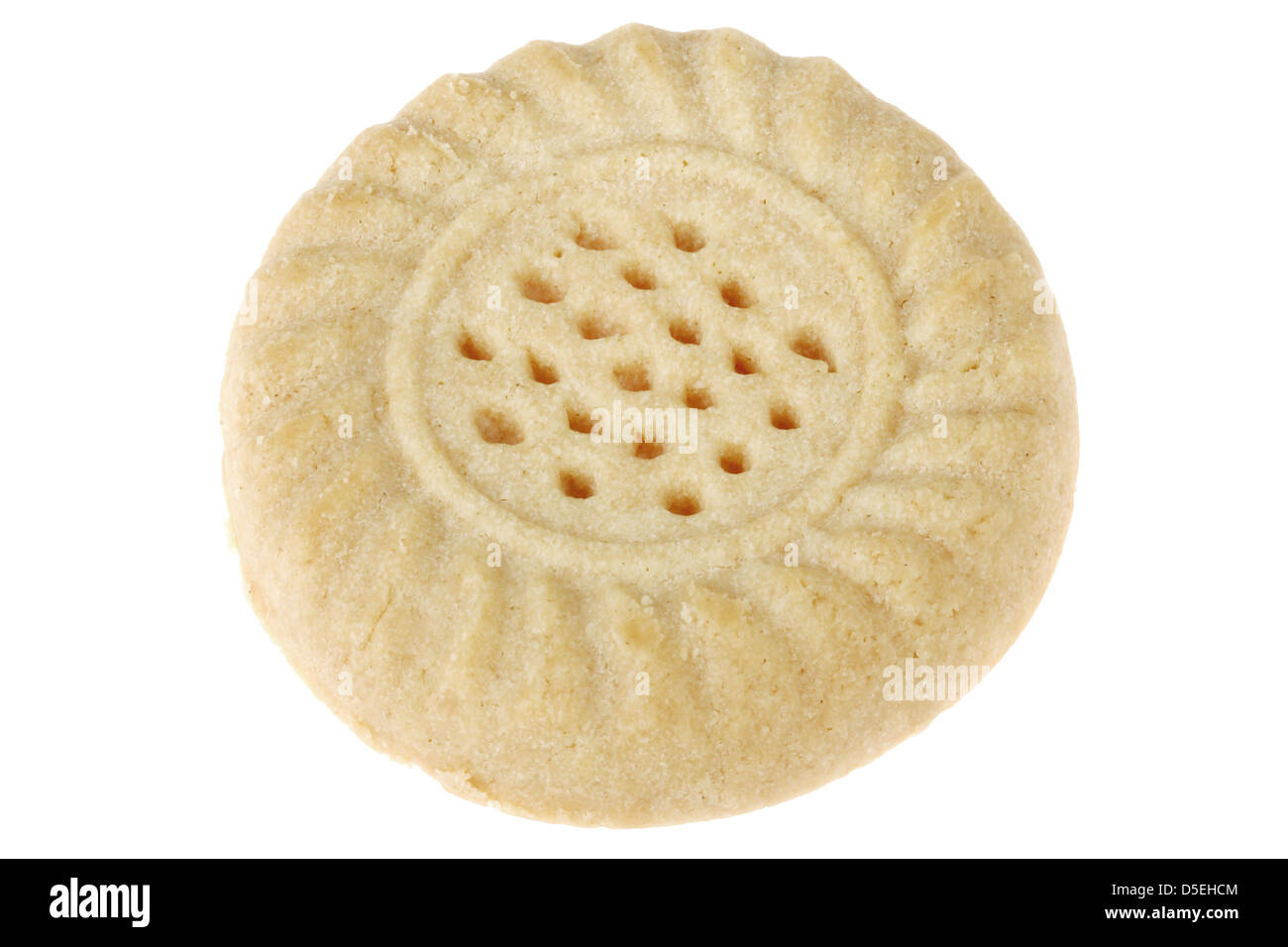 Selection Of Tasty Plain Shortbread Biscuits Isolated Against A White ...