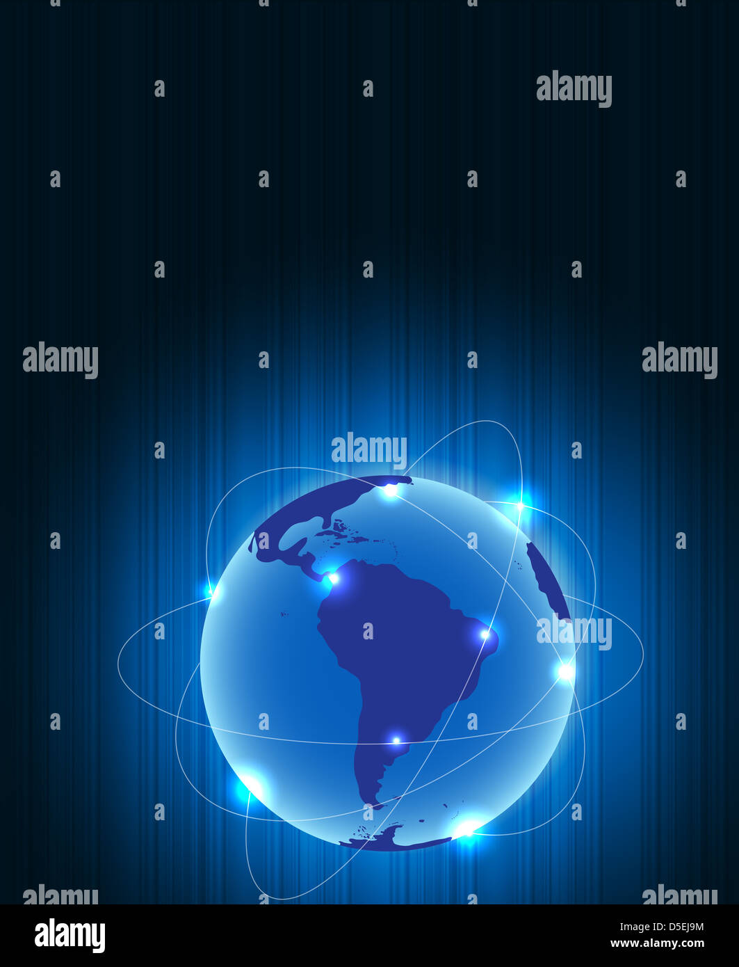 Abstract metal connection concept earth background Stock Photo - Alamy