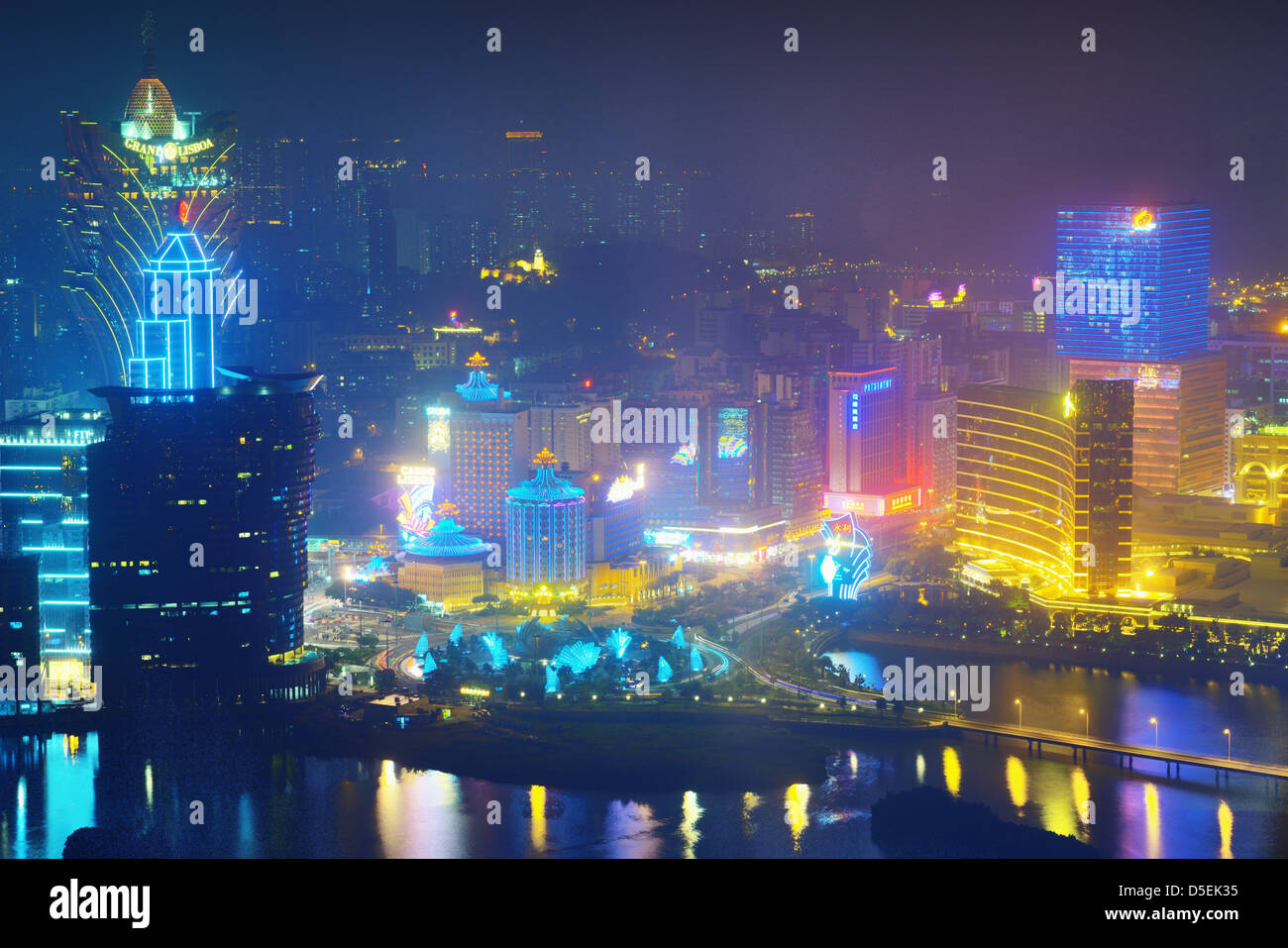 Resort casinos in Macau, China Stock Photo - Alamy