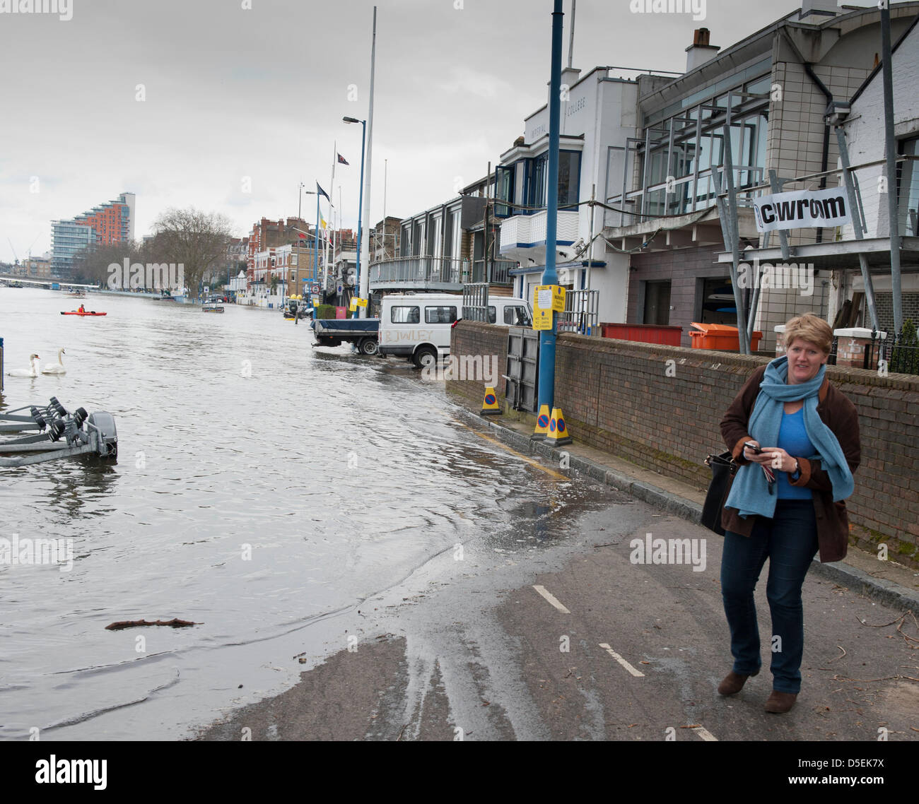 London, UK. 30th March, 2013. Clare Balding, BBC Sports presenter ...